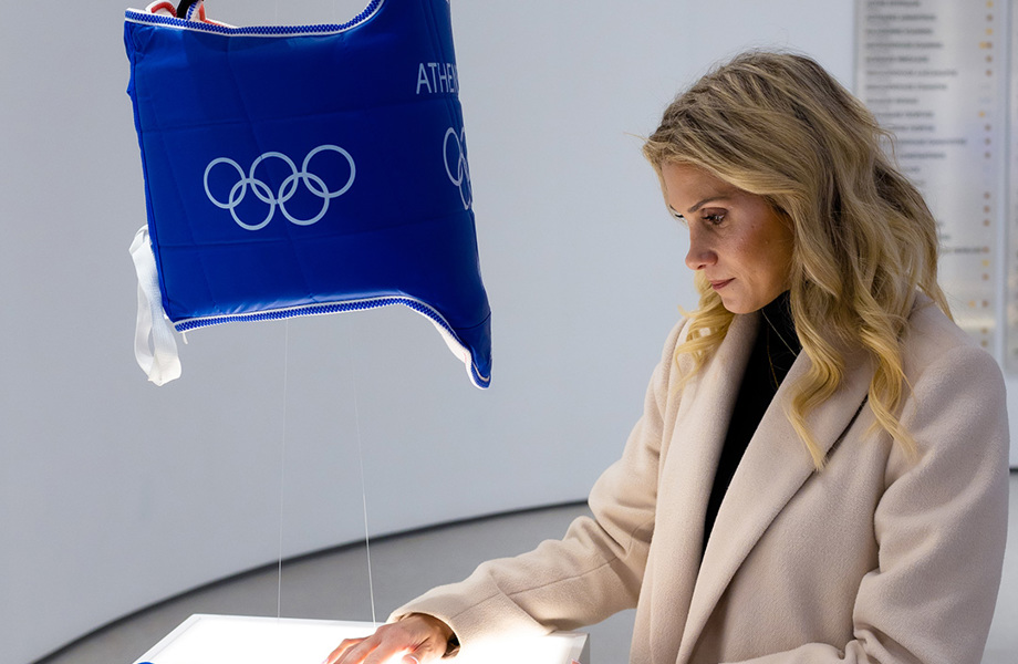 Alexander Nikolaidis’ Medal from the 2004 Olympics on Display at the ...